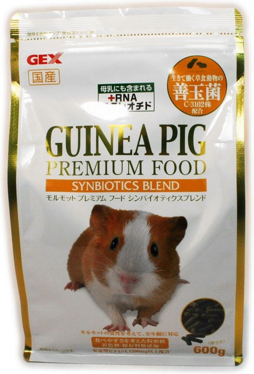 GEX | 善玉菌維他命C優質天竺鼠糧600g | HKTVmall 香港最大網購平台