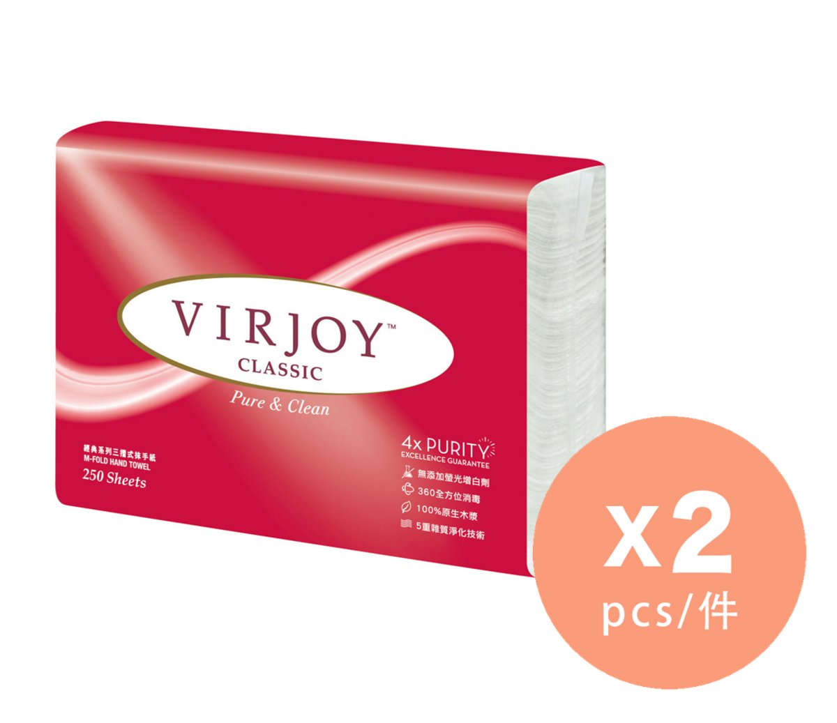 Virjoy | [Twin Packs] Classic M-Fold Paper Towel (Random Packaging ...
