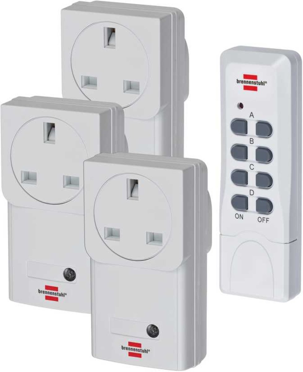 Brennenstuhl | Remote Control Set 1 + 3 RCS 1000 Comfort - (1000W ...