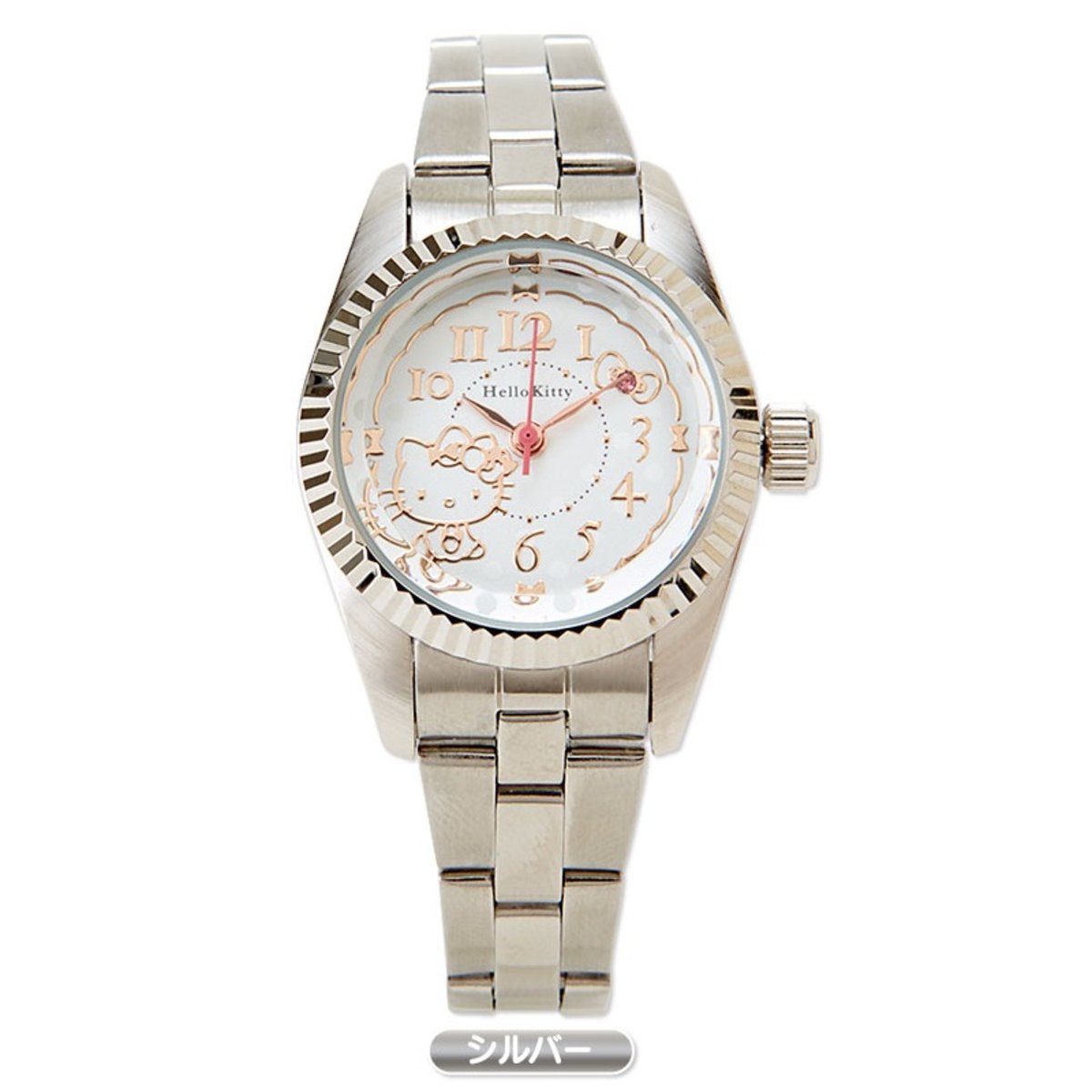 SANRIO | (Silver) Japan Hello Kitty Stainless Steel Strap Wrist Watch ...